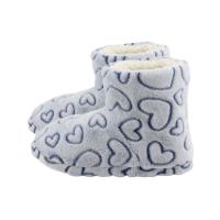 China women soft and lovely flannel slipper boots warm winter slipper boots for sale