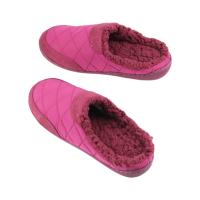 China Autumn Winter  Non-Slip Female house Indoor slippers women Warm faux fur Heel Slippers for sale