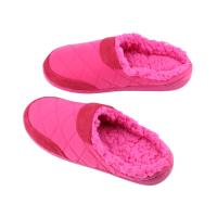 China Autumn Winter  Non-Slip Female house Indoor slippers women Warm faux fur Heel Slippers for sale