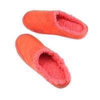 China Autumn Winter  Non-Slip Female house Indoor slippers women Warm faux fur Heel Slippers for sale