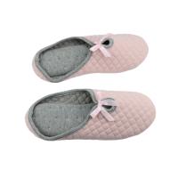 China Stylish soft sole winter plush slippers house indoor bowknot slipper for sale