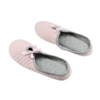 China Stylish soft sole winter plush slippers house indoor bowknot slipper for sale