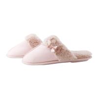 China cute bow lady indoor slippers women non-slipy warm home scuff slipper for sale