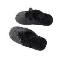 China cute bow lady indoor slippers women non-slipy warm home scuff slipper for sale