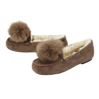 China Cute Floor Soft Women Slippers Cotton Warm Winter Indoor House Faux Fur Women Home Shoes for sale