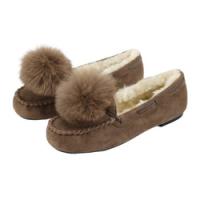 China Cute Floor Soft Women Slippers Cotton Warm Winter Indoor House Faux Fur Women Home Shoes for sale