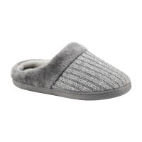 China new Style Cotton pure color  women  Winter knitted fabric House indoor Slippers for sale