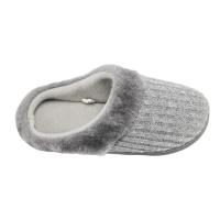 China new Style Cotton pure color  women  Winter knitted fabric House indoor Slippers for sale