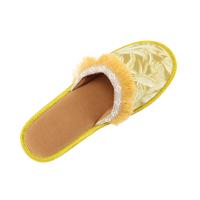 China House indoor non-slip soft  bottom slippers comfortable bedroom shoes for sale