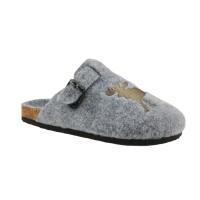 China Ladies New Style Popular Soft Wooden Sole  slippers Women  Metal Buckles  Comfortable Casual Slippers for sale