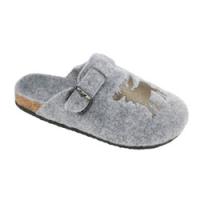 China Ladies New Style Popular Soft Wooden Sole  slippers Women  Metal Buckles  Comfortable Casual Slippers for sale