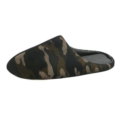 China men camouflage soft soles house indoor slippers men casual mesh breathable slipper for sale