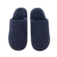 China men Winter Cozy Slippers Soft Plush Warm Slip On House Shoes Anti-Slip Fluffy Fur Indoor Bedroom Slippers for sale