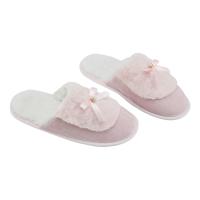 China New fashion women winter indoor relax faux fur slippers warm trendy plush slippers for sale