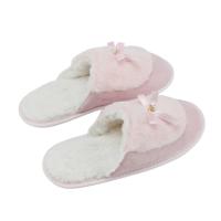 China New fashion women winter indoor relax faux fur slippers warm trendy plush slippers for sale