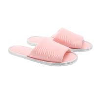 China Flat Pure Color EVA Slippers Women Spring Open Toe Slippers Breathable for sale