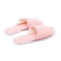China Flat Pure Color EVA Slippers Women Spring Open Toe Slippers Breathable for sale