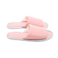 China Flat Pure Color EVA Slippers Women Spring Open Toe Slippers Breathable for sale