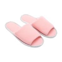 China Flat Pure Color EVA Slippers Women Spring Open Toe Slippers Breathable for sale