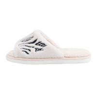 China Faux Fur Women Casual Flat Shoes Indoor And Outdoor Open Toe for sale