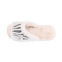 China Faux Fur Women Casual Flat Shoes Indoor And Outdoor Open Toe for sale