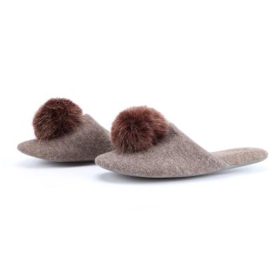 China Autumn Winter Warm Ladies House Slipper Knitted Cozy Slip On Memory Foam for sale