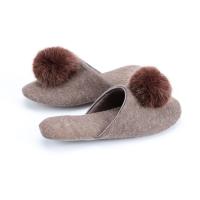 China Autumn Winter Warm Ladies House Slipper Knitted Cozy Slip On Memory Foam for sale