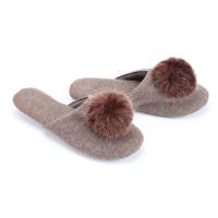 China Autumn Winter Warm Ladies House Slipper Knitted Cozy Slip On Memory Foam for sale