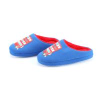 China children Winter blue Cartoon car house Indoor Kids  Plush Baby Slippers for sale