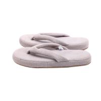China new design contracted grey house indoor slippers soft soles men pure color flip flops for sale