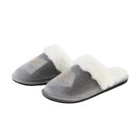 China Fashion Winter Women Slipper Shoes Flannel Faux Fur Pentagram  Indoor for sale