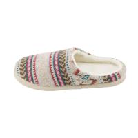 China TPR Soft Sole Women Slipper Shoes Spring Indoor Knitted Fabric for sale