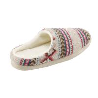 China TPR Soft Sole Women Slipper Shoes Spring Indoor Knitted Fabric for sale