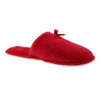 China Plush Upper Material Comfortable Women Slippers Red Spring Indoor Soft for sale