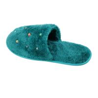 China House Indoor Women Slipper Shoes Fluffy Delicate With Soft Bottom Pearl Plush for sale