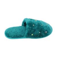 China House Indoor Women Slipper Shoes Fluffy Delicate With Soft Bottom Pearl Plush for sale