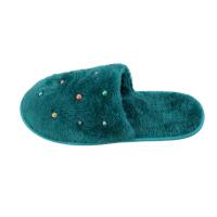 China House Indoor Women Slipper Shoes Fluffy Delicate With Soft Bottom Pearl Plush for sale