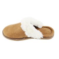 China Classic men winter house indoor slippers cheap plush slippers fluffy faux fur slippers for sale