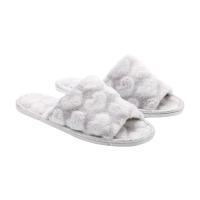 China Love Hearts Pattern Plush Slipper Shoes Women Home Leisure Slipper Shoes for sale
