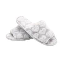 China Love Hearts Pattern Plush Slipper Shoes Women Home Leisure Slipper Shoes for sale