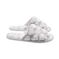 China Love Hearts Pattern Plush Slipper Shoes Women Home Leisure Slipper Shoes for sale