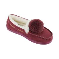 China Memory Foam Flat  Slippers Suede Faux Fur Lined Indoor Outdoor Flat Shoes for sale