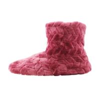 China Warm Winter Faux Fur Lined Indoor Slipper Female House Indoor Slipper Boot for sale
