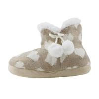 China Knitting Cute Women Winter Snow Boots Warm Non Slip Indoor for sale
