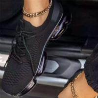 China Summer 2022 designer new Breathable Lace up Running Ladies Sneaker trendy mesh large size Women's Casual Shoes for sale