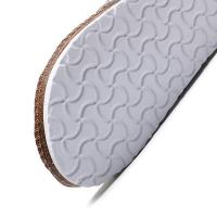 China Comfortable faux suede Strap Ladies Flat Slipper Leather Cork tpr Sole Flip Flops Slippers home slippers outdoor for sale