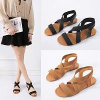 China Factory supply Women Roman Sandals lightweight non-slip Flat slippers Breathable Ankle Strap Casual ladies shoes 2022 for sale