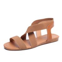 China Factory supply Women Roman Sandals lightweight non-slip Flat slippers Breathable Ankle Strap Casual ladies shoes 2022 for sale