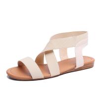 China Factory supply Women Roman Sandals lightweight non-slip Flat slippers Breathable Ankle Strap Casual ladies shoes 2022 for sale