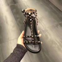 China custom designer new trend Rivets outdoor shoes girl flat sandals for ladies Refinement comfort women footwear slippers for sale